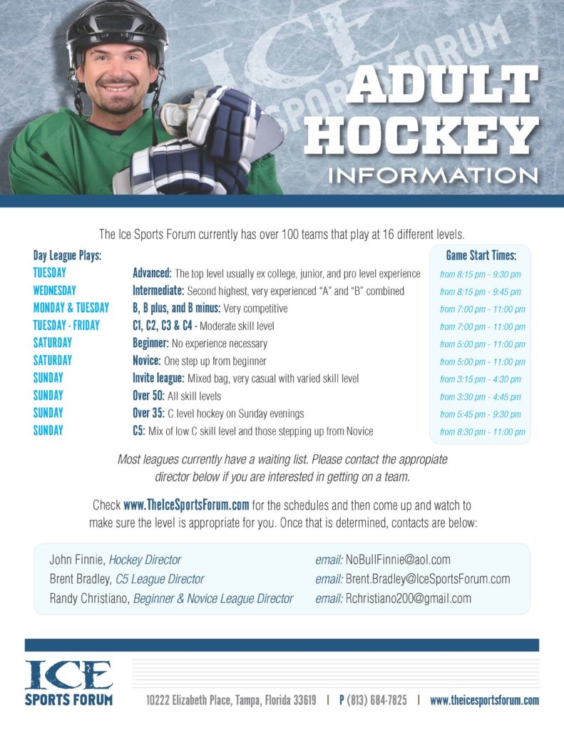 Adult Hockey – TGH
