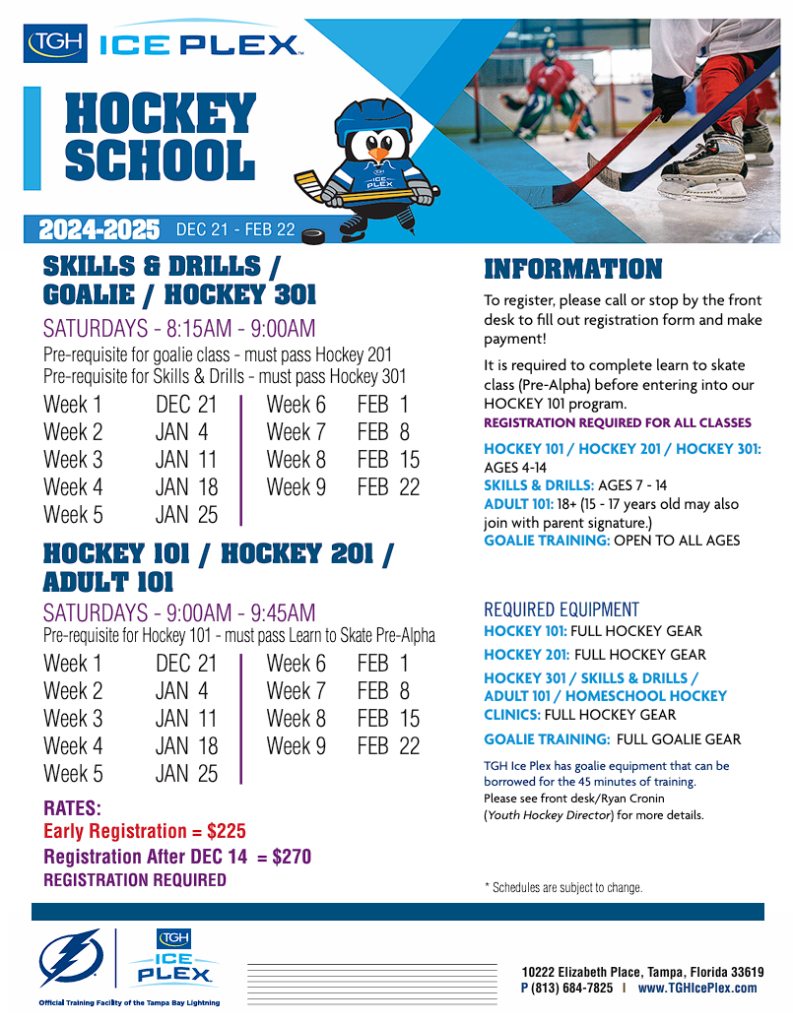 Hockey 101 and 201 – TGH